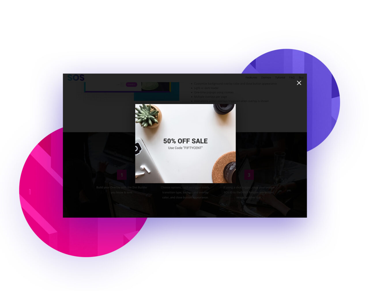 Divi Popup Plugin & Divi Overlays | SOS By BeSuperfly